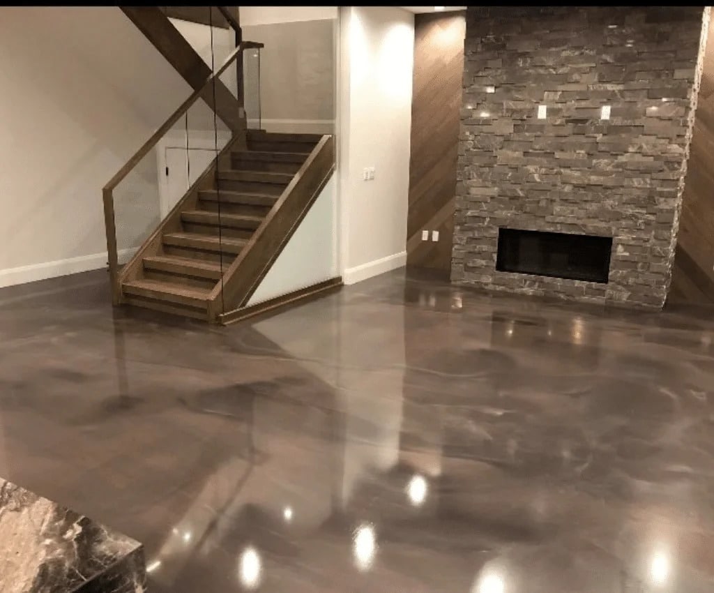 Metallic Epoxy Flooring | B Jacob Construction